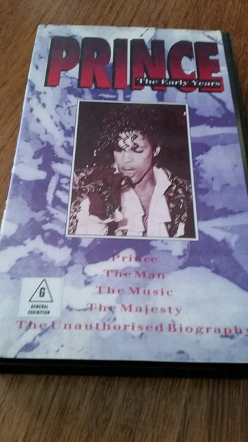 PRINCE THE EARLY Years -Vhs Video Tape EUR 20,97 - PicClick IT