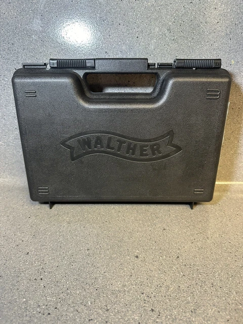 WALTHER P22Q .22LR Pistol Factory Plastic Empty Case Box W/ Manual & OE ...
