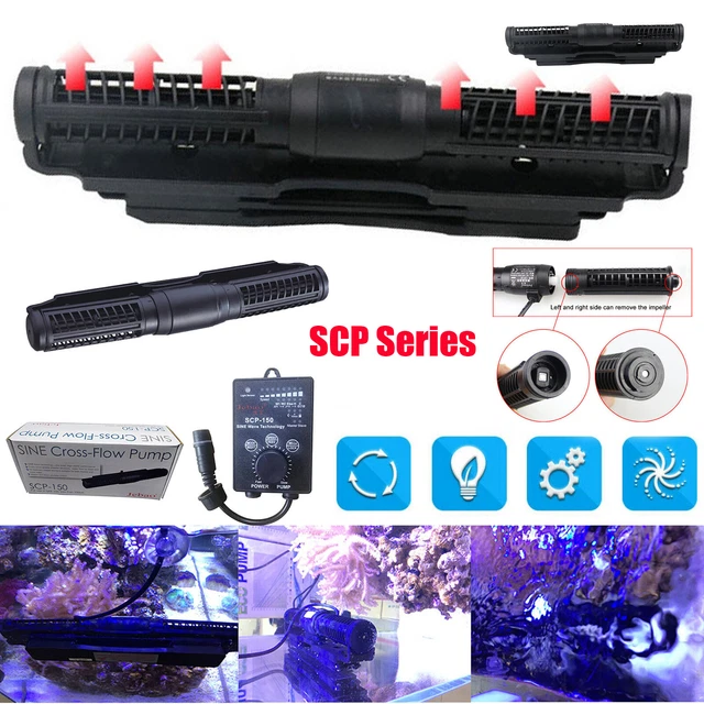 JEBAO SCP SERIES Cross Flow Pump Wave Maker for Marine Aquarium Fish Tank 240V £86.69 - PicClick UK