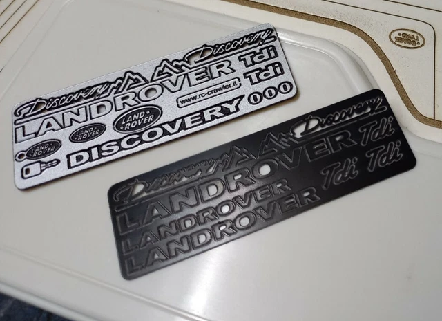 JS SCALE 1/10 rc land rover discovery emblems, rc discovery EUR 29,00 ...