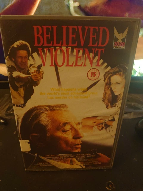 BELIEVED VIOLENT - Big Box Ex Rental Vhs £19.99 - PicClick UK
