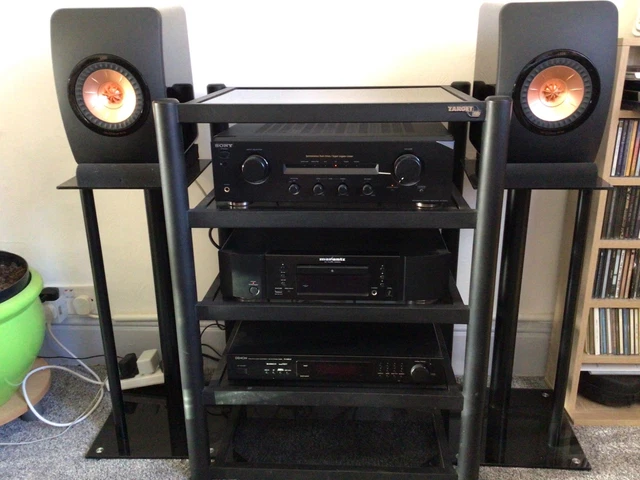 HI-FI SYSTEM PLUS KEF LS50 Speakers and Stands £669.70 - PicClick UK