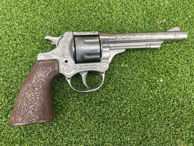 PISTOLA GIOCATTOLO VINTAGE Gonher Made In Spain Castalla 44 n. 80 anni ...