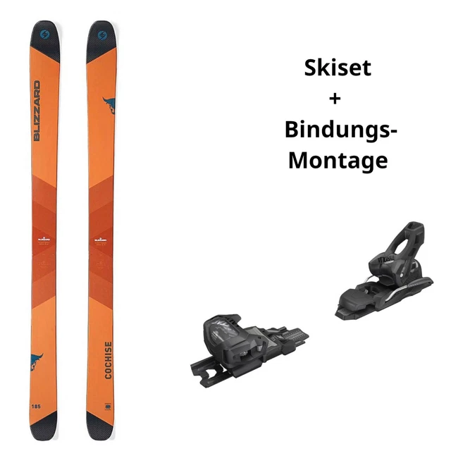 BLIZZARD COCHISE 185CM Freeride Ski+ Fixation de Ski Attaque 11 Demo ...