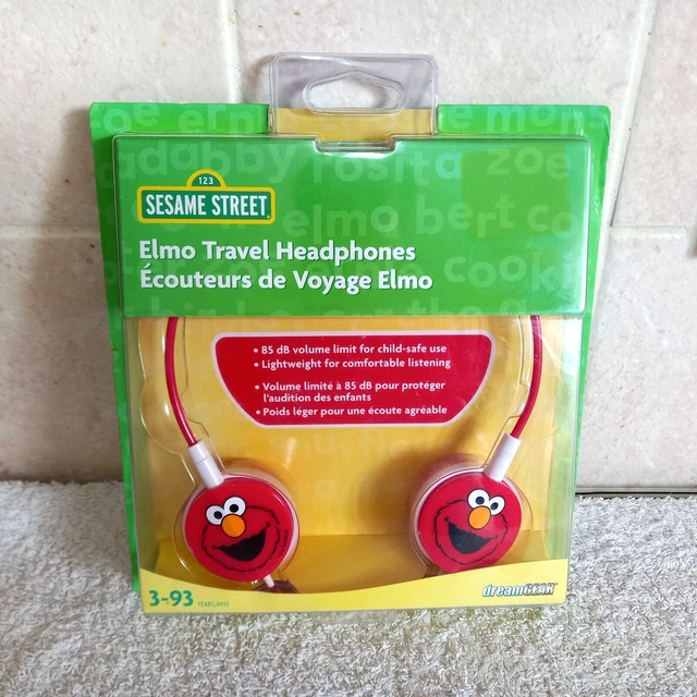 SESAME STREET ELMO Travel Headphones New £10.99 - PicClick UK
