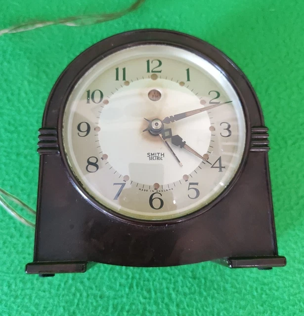 SMITHS ELECTRIC BAKELITE Clock Vintage Untested 1930s EUR 11,67 ...