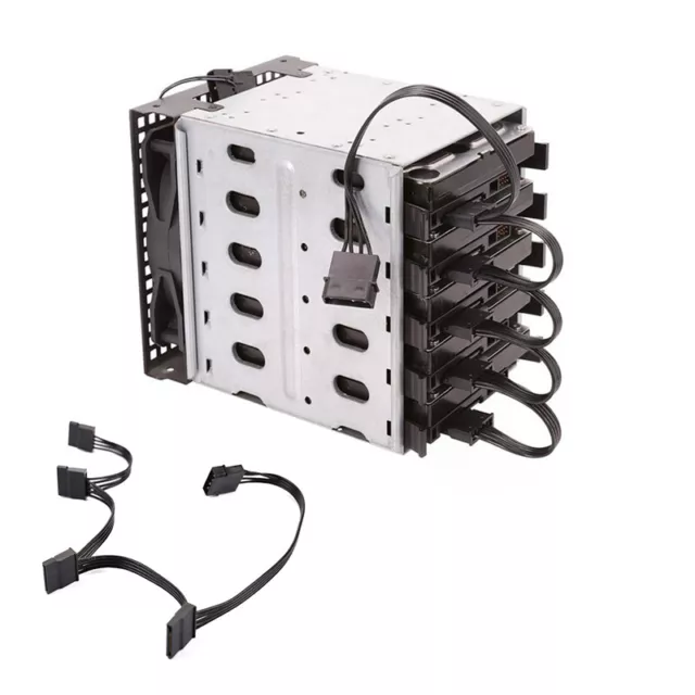 Diy Molex 4pin Ide 1 To 5 Sata 15pin Hard Drive Power Supply Splitter