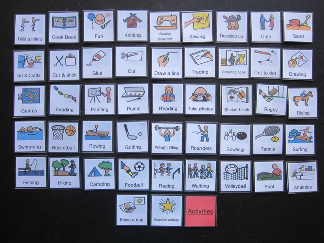 LEISURE ACTIVITIES PICTURE Cards Autism PECS Dementia Early Yrs leisure-activities-picture-cards-autism-pecs-dementia-early-yrs