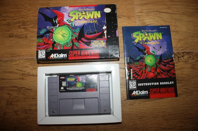 JEU TODD MCFARLANE'S Spawn pour console Super Nintendo en boite complet ...