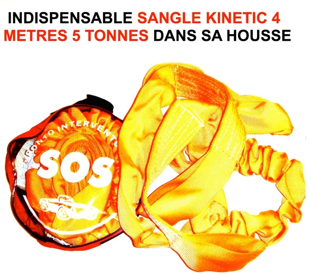 PRATIQUE PETITE SANGLE Kinetic 4M 5T ! Depannage Rallye Vhc Rallyecross ...