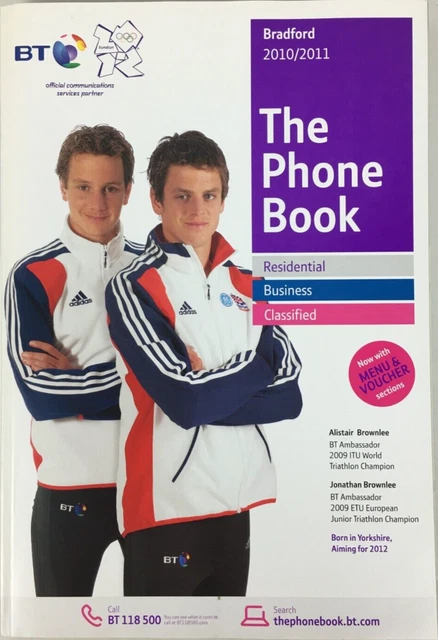 BT THE PHONE Book 2010/2011 Bradford Telephone Directory 371 New/Unused ...