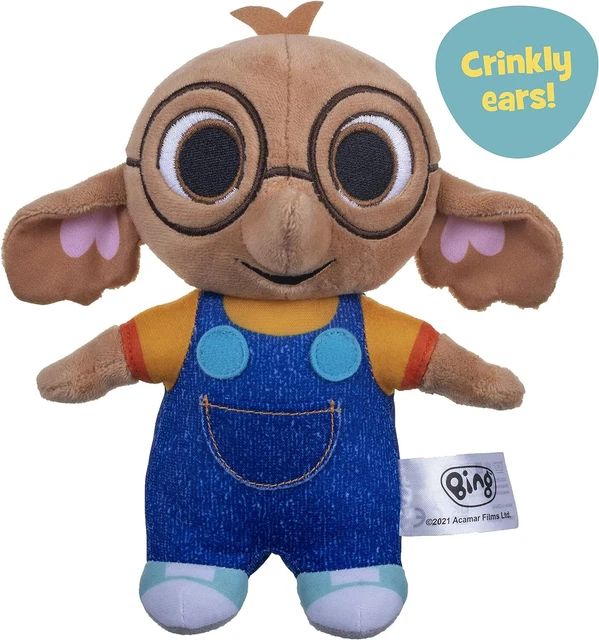CBEEBIES BING NICKY Sula's Cousin Plush Soft Elephant Toy Woth Crinkly ...