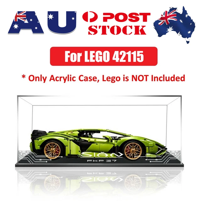 DISPLAY CASE LEGO 42115 Lamborghini Sián FKP 37 Storage Dust Proof Glue ...