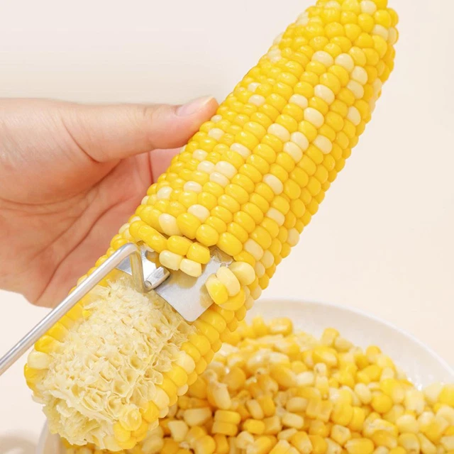 STAINLESS STEEL CORN Stripping Tools, Corn Peelers for Corn on The Cob ...