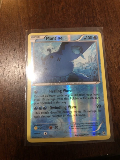 POKEMON XY STEAM Siege 27/114 Mantine Reverse Holo EUR 2,76 - PicClick FR