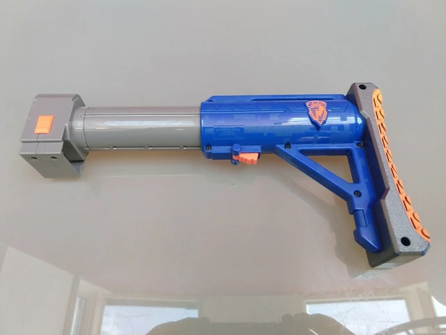 HASBRO NERF N-STRIKE Raider Spring Loaded Blaster Extendable Shoulder ...