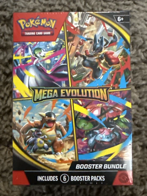 MEGA EVOLUTION BOOSTER Bundle (6 Packs) Pokémon TCG NEW SEALED £50.63 ...