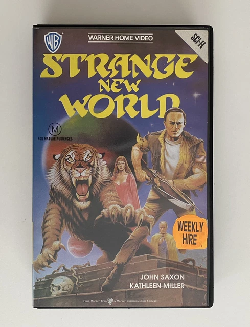 STRANGE NEW WORLD [VHS] Warner Video Big Box Ex-Rental Tape 1975 Sci-Fi ...