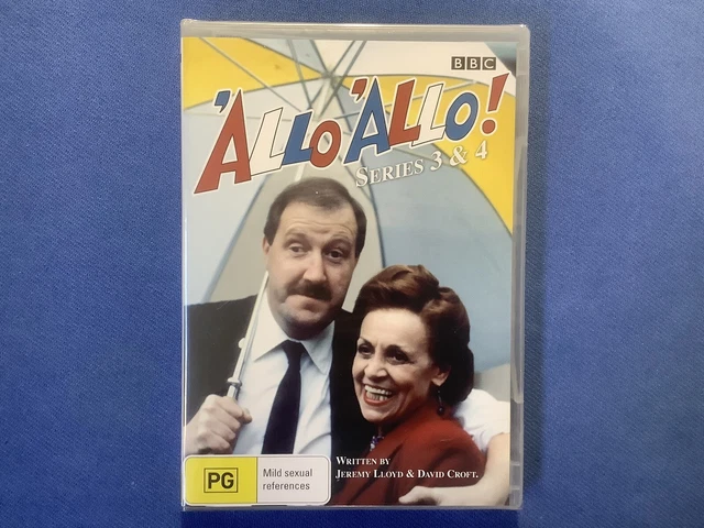 'ALLO 'ALLO! : Series 3-4 (DVD, 1982) BBC -Brand New Sealed Region 4 ...
