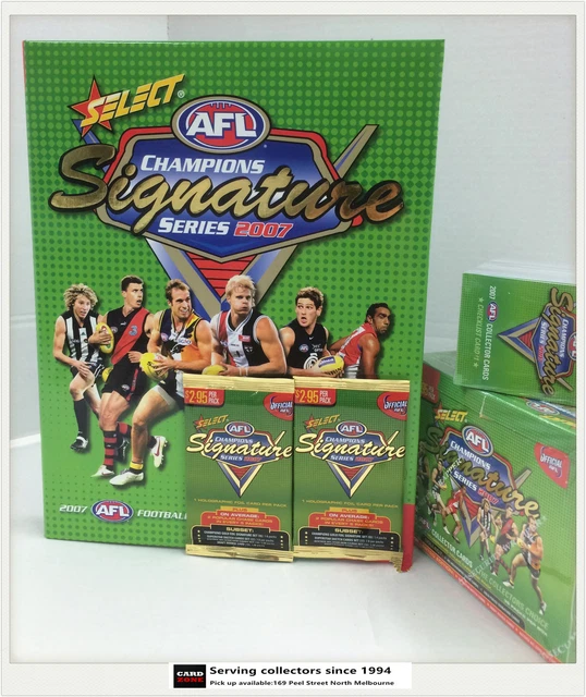 AFL TRADING CARD OFFICIAL ALBUM--2007 Select AFL Champions Card Album ...