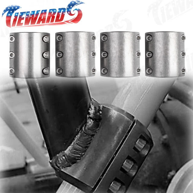 4-pack-1-3-4-roll-cage-mounts-tube-clamps-weldable-bolt-on-connector