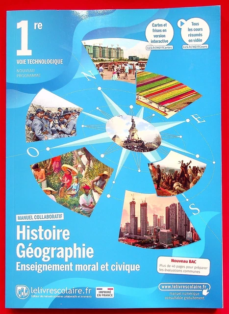 HISTOIRE - GEOGRAPHIE Enseignement Moral Et Civique - Premiere Voie ...