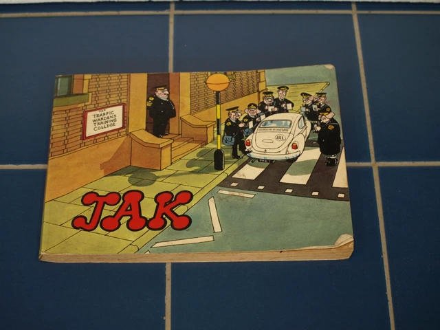 VINTAGE BOOK OF 'Jak' Cartoons From London Evening Standard 1973 Book ...