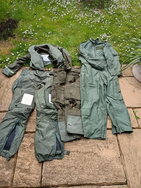 RAF PILOTS FLIGHT SUIT Life Vest, Anti G Trousers. £80.00 - PicClick UK