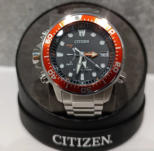 CITIZEN PROMASTER AQUALAND bn2039-59E divers 200m watch iso compliant ...
