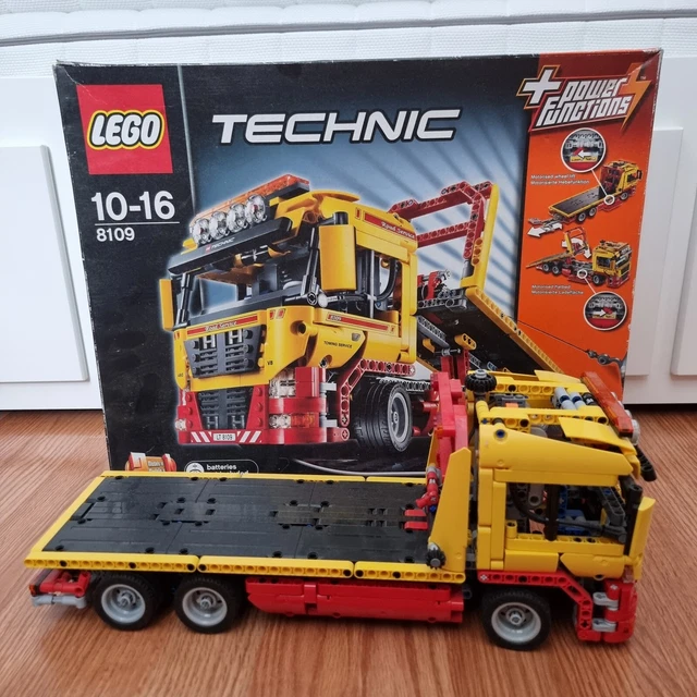 LEGO TECHNIC: FLATBED Truck (8109) Low Loader *100% Complete Box ...