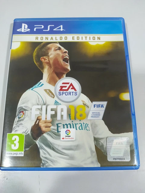 FIFA 18 EA SPORTS Cristiano Ronaldo Edition - Jeu De PS4 Espagne Pal - 3T EUR 33,30 - PicClick FR