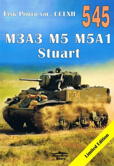 TANK POWER VOL. CCLXII M3A3 M5 M5A1 Stuart nr 545 - Janusz Ledwoch EUR ...