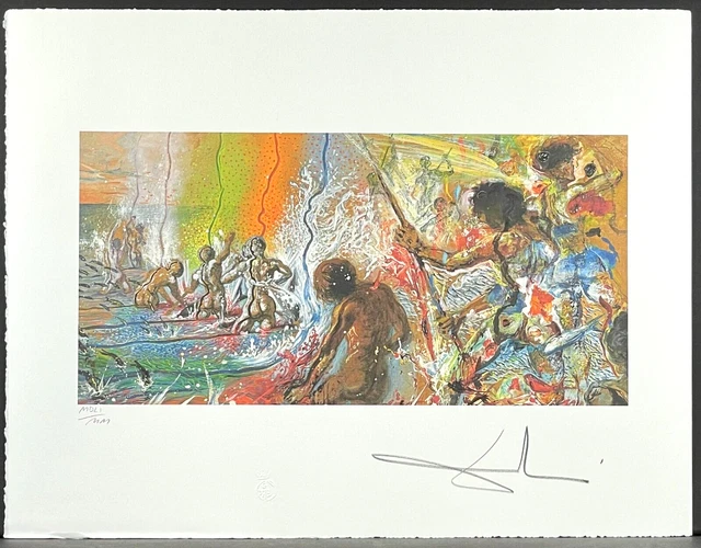 SALVADOR DALI * The Tuna fishing * 50 x 65 cm * signed lithograph ...