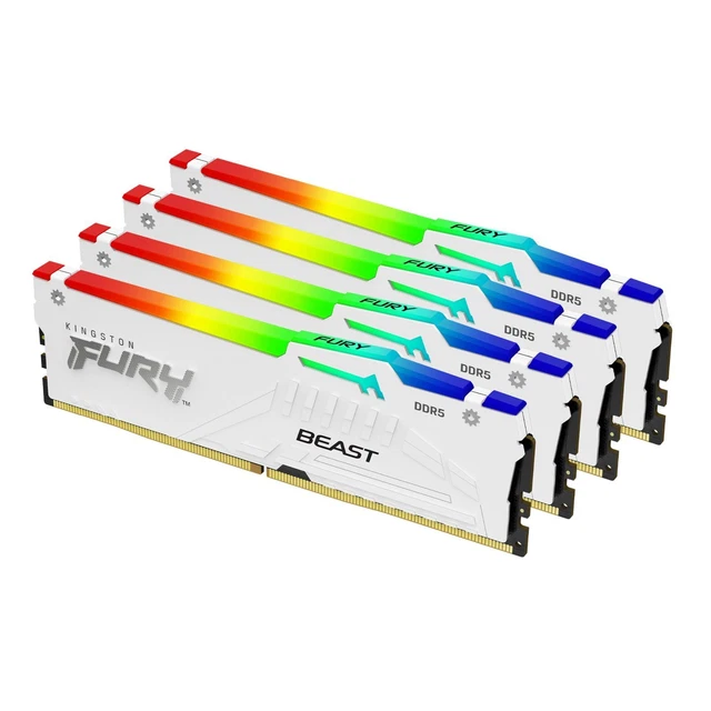 KINGSTON FURY BEAST RGB - DDR5 - Kit - 128 Go: 4 x 32 Go EUR 515,73 - PicClick FR