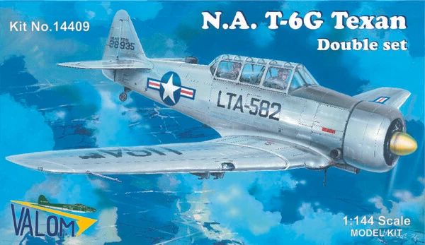VALOM MODEL KIT 14409 1:144th scale N.A.T-6G Texan (double set - silver ...