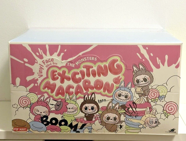 POP MART LABUBU The Monsters Exciting Macarons Vinyl Face Blind Box Set ...