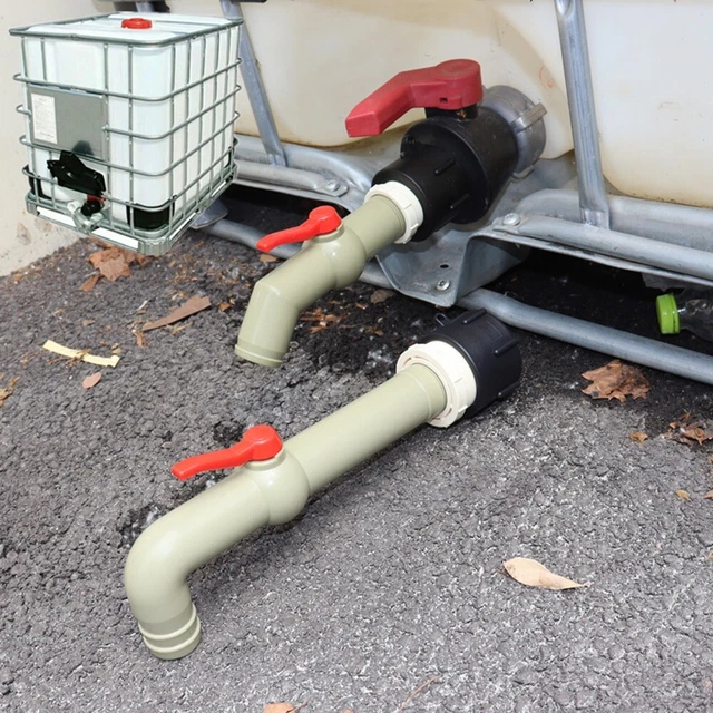 INDUSTRIAL PLASTIC IBC Container Tap Adapter for High Quality Liquid ...