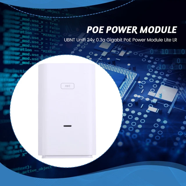 UBNT UNIFI 24V 0.3a Gigabit PoE Module Lite LR I6D72881 £19.19 - PicClick UK