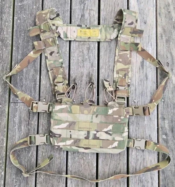 AUSTRALIAN PLATATAC MULTICAM CHICOM Triple Magazine Micro Chest Rig ...
