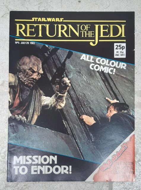 STAR WARS RETURN of the Jedi #5 Marvel Comics July 20 1983 EUR 8,27 ...