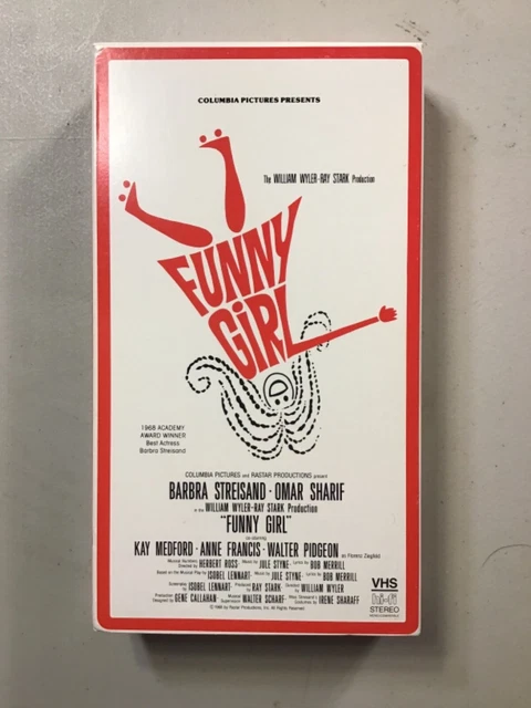 NEW VHS FUNNY GIRL Starring Barbra Streisand & Omar Sharif Musical Tape ...
