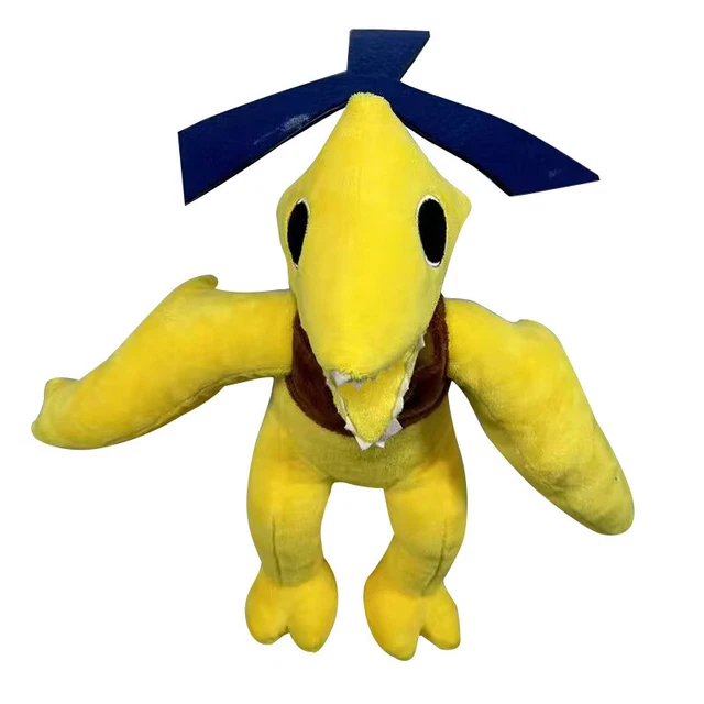 RAINBOW FRIENDS CHAPTER 2 Cyan Plush Toy Yellow Friend Soft Stuffed ...