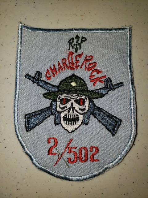 K0892 US ARMY Vietnam RIP Charlie Rock 2 502 L1A $17.00 - PicClick