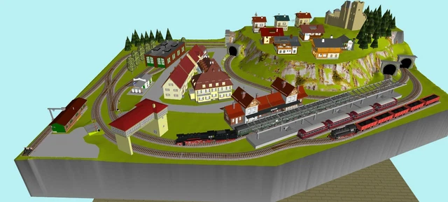 Gleisplan Zum Modellbahnkoffer (50x35) Spur Z Rokuhan, 44% OFF