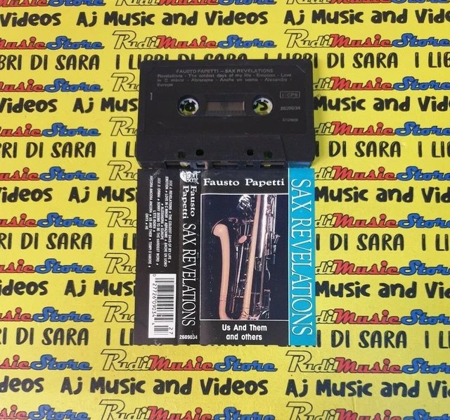 MC FAUSTO PAPETTI Sax revelations HEART BEAT 2609034 no cd lp dvd vhs ...