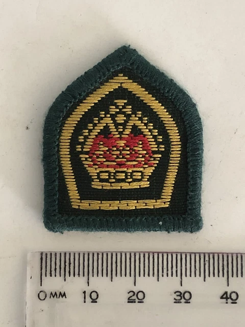 QUEEN’S SCOUT BADGE miniature Rare digitally embroidered Australian ...