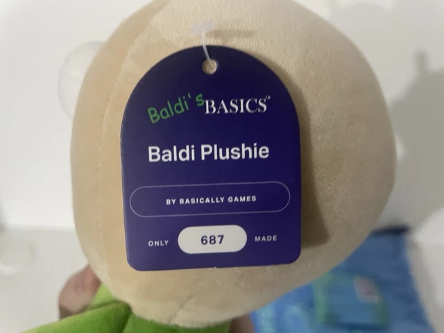 RARE BALDI’S BASICS - 10 Inch Baldi Plush Soft Toy Makeship Only 687 ...