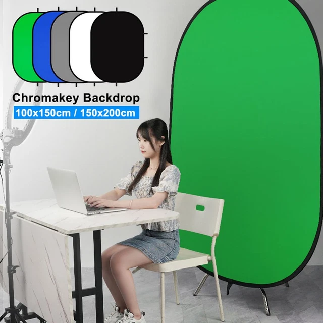 PHOTOGRAPHY STUDIO DOUBLE Sided Backdrop Green Blue Screen Background ...
