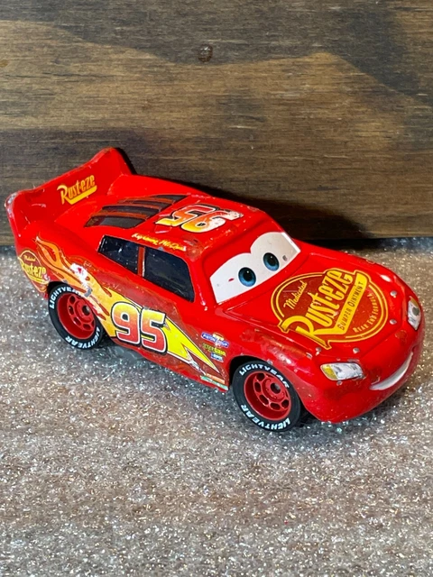 DISNEY PIXAR CARS Rusteze Lightning McQueen Diecast 2022 1:55 Scale ...