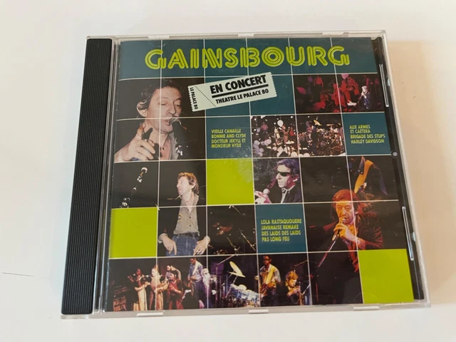 ENVOI GROUPÉ POSSIBLE CD Edition originale Gainsbourg concert Le palace ...